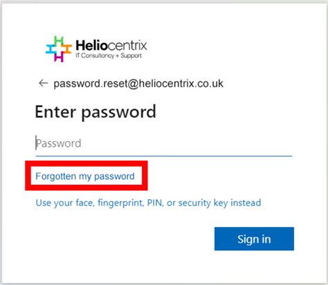 how to reset your microsoft 365 password in minutes heliocentrix