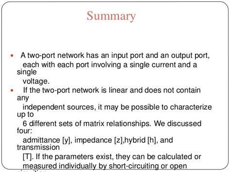 two port network