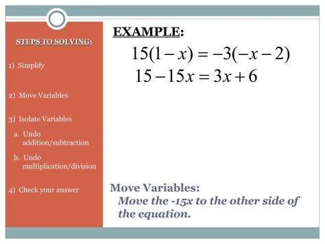 Solving Linear Equations PPS