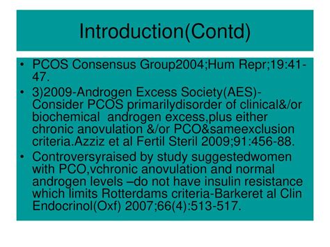Recent Advances In Ovulation Induction In PCOS Ppt Download