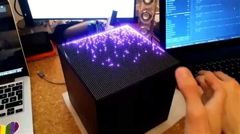 Interesting LED Cube Awesome Led Geek Gifts Interactive Design