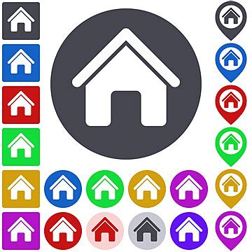 Color Home Icon Png Images Vectors Free Download Pngtree