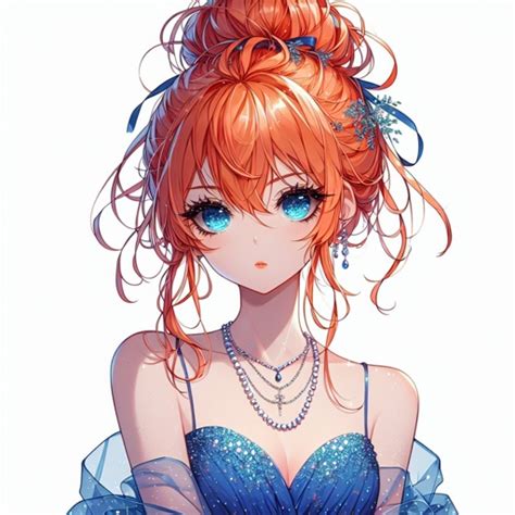 Anime Girl Royal Blue Fanart