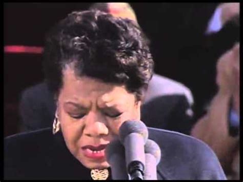 Great Speeches By Women Maya Angelou On The Pulse Of Morning Youtube