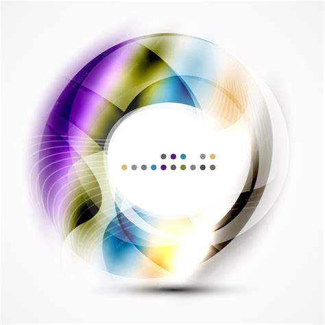Premium Vector Colorful Abstract Circle Banner