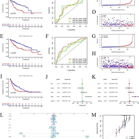 Internal Validation Of The Prognostic Signature And Construction Of The