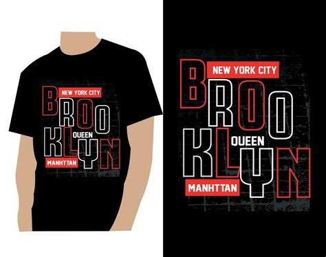 Brooklyn Typography For T Shirt Print And Other Uses Design Graphic