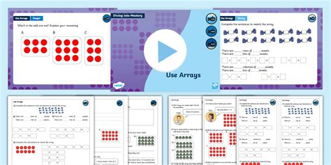 👉 Year 3 Diving Into Mastery Step 2 Use Arrays Twinkl