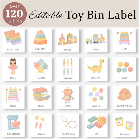 Toy Bin Labels Playroom Label Trofast Organization Toy Storage Box