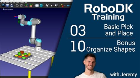 robodk on linkedin organize shapes bonus example module 03 chapter