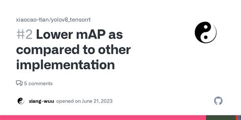 lower map as compared to other implementation · issue 2 · xiaocao tian