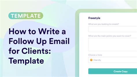 Follow Up Email For Client Templates How To Write And Examples