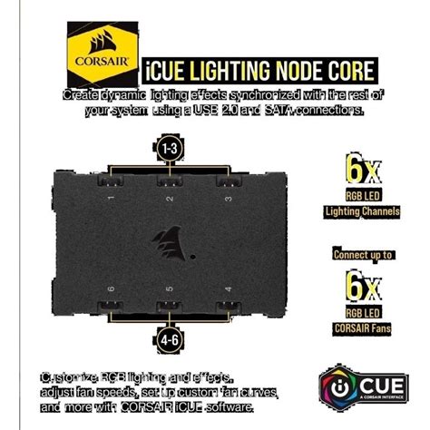 Hub Rgb Corsair Icue Lighting Node Core Novo Modelo Mercado Livre