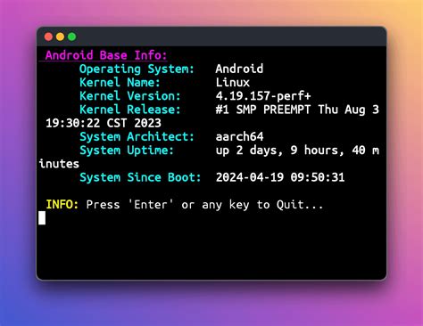I Reworked The Sysinfo Script With Lots Of Improvements Written In Bash Rbash