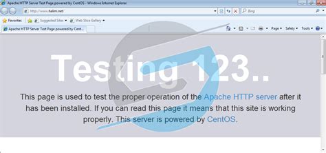 Konfigurasi Web Server Centos D Apache ~ Blog Abdul Halim