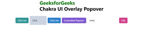 chakra ui overlay popover geeksforgeeks