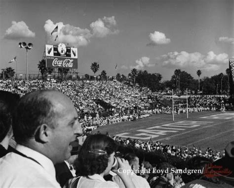 In The Stands At The Gator Bowl 1952 Vintage Jacksonville