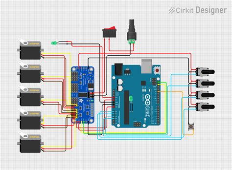 Arduino UNO Controlled Robotic Arm With PCA9685 PWM Servo Driver And