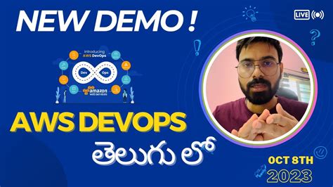 aws devops demo in telugu aws devops tutorial for beginners aws