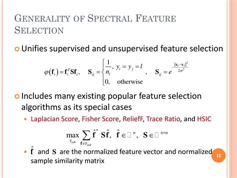 ppt spectral feature selection for mining ultrahigh dimensional data