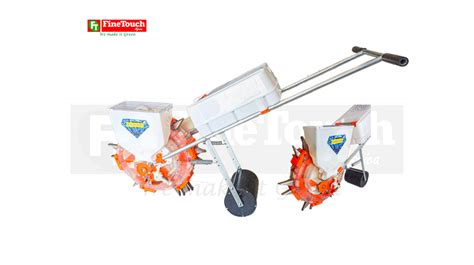 Efficient Hand Push Seedling And Fertilizer Seeder For All Terrains Finetouch