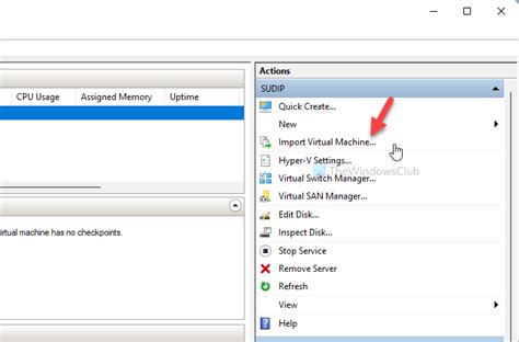 How To Import Export Or Clone Virtual Machines In Hyper V
