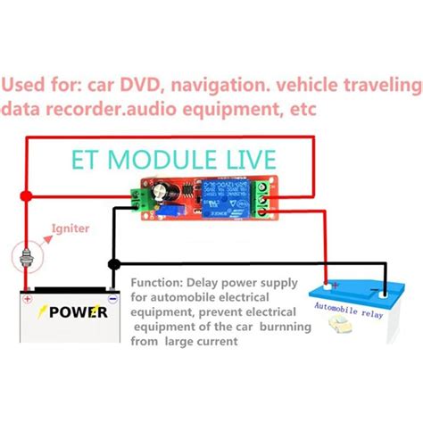 Pcs DC V Delay Relay Shield NE Timer Switch Adjustable Module US SHIP EBay