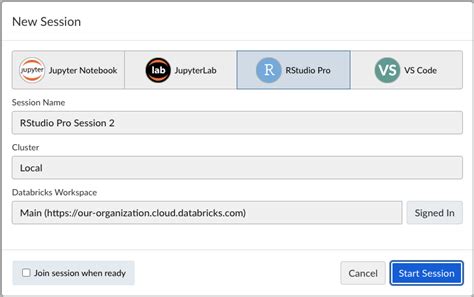 Posit Workbench User Guide Workbench Managed Databricks Credentials