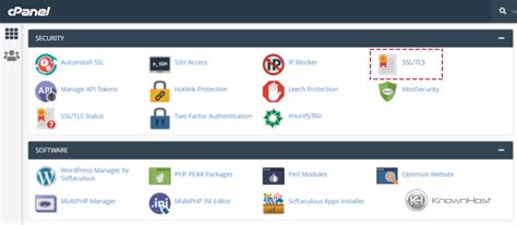 How To Install An SSL Certificate In CPanel KnownHost