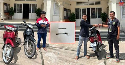 ជនសង្ស័យធ្វេីសកម្មភាពកាច់កម៉ូតូបានសម្រេច ត្រូវកម្លាំងនាយកដ្ឋាននគរបាលព្រហ្មទណ្ឌ បង្ក្រាបបានភ្លាមៗ