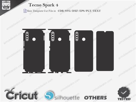Tecno Spark Lite Skin Template Vector Armobileskin
