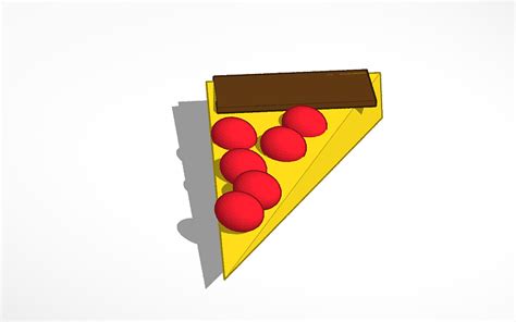 3d Design Pizza Slice Tinkercad
