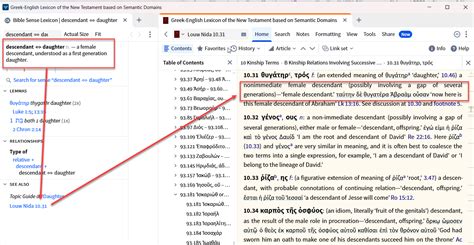 kyle data bug in bible sense lexicon logos community