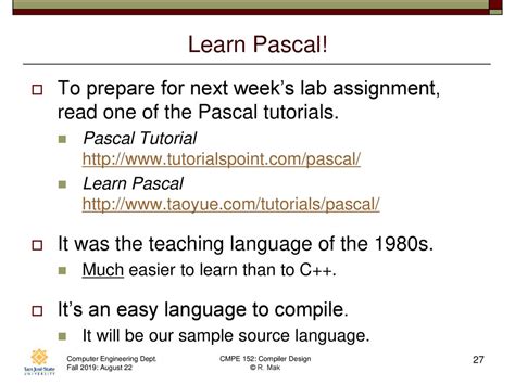 cmpe 152 compiler design august 22 class meeting ppt download