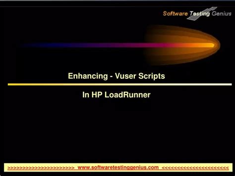 ppt enhancing vuser scripts in hp loadrunner powerpoint