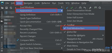 如何解决webstorm 工具栏 —— 菜单栏 消失的问题？ webstorm菜单栏不见了 csdn博客