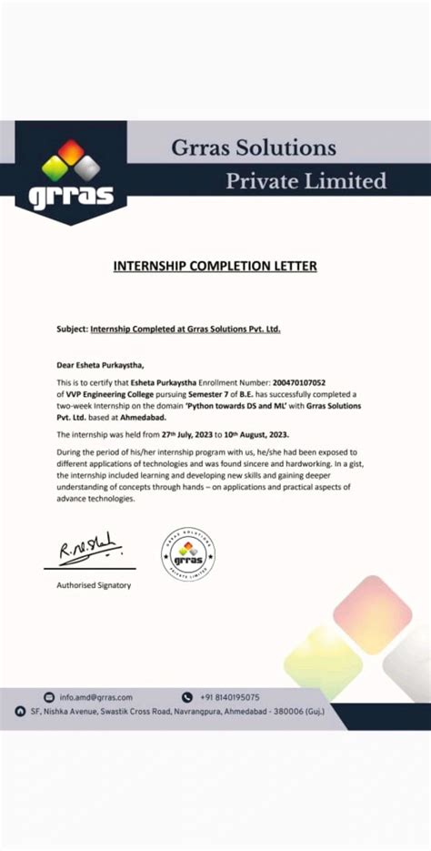 Esheta Purkaystha On Linkedin Successfully Completed My 2 Week
