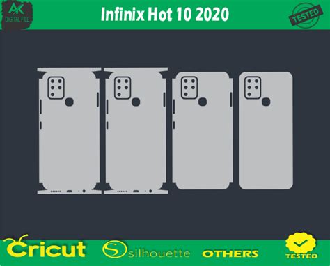 Infinix Hot Skin Vector Template