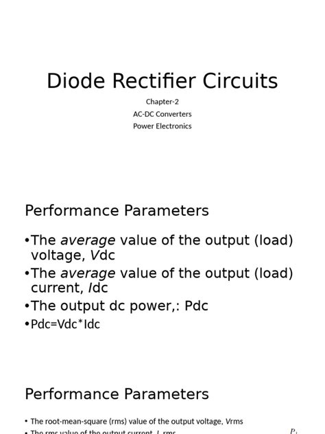 Diode Rectifier Circuits23 Pdf