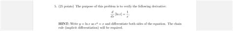 solved 5 25 points the purpose of this problem is to