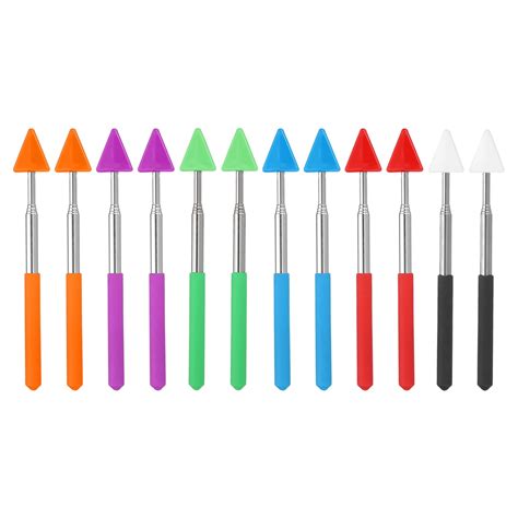 Uxcell Telescopic Teachers Pointer 12 Pcs Arrow Teacher Pointer Stick For Classroom Pointer