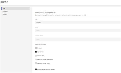 API Connect With Third Party OAuth Provider RedHat SSO KeyCloak API Connect