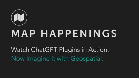 watch chatgpt plugins in action now imagine it with geospatial map
