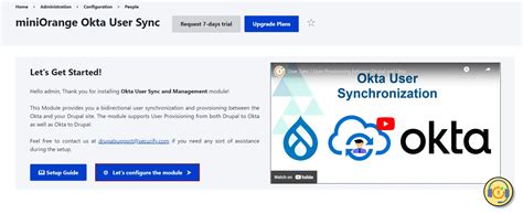 user provisioning and synchronization between okta and drupal
