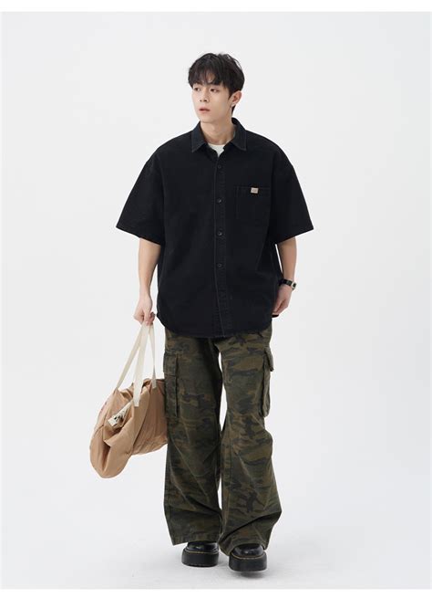 メンズ 黒 ファッション シャツ ドレープ感ゆったりフォーマルシャツ シャツメンズ 黒 ファッション専門通販 Noir