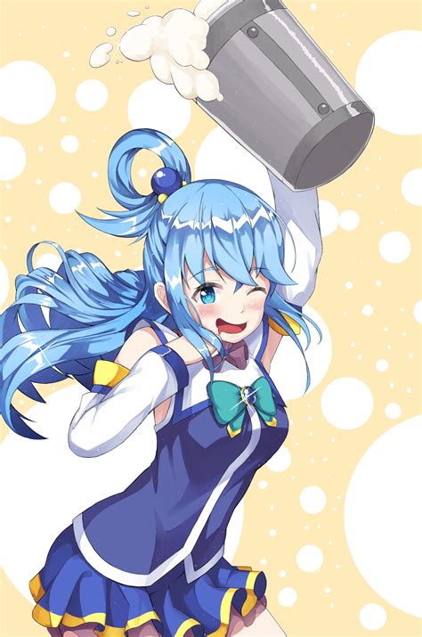 Aqua Drinking Konosuba