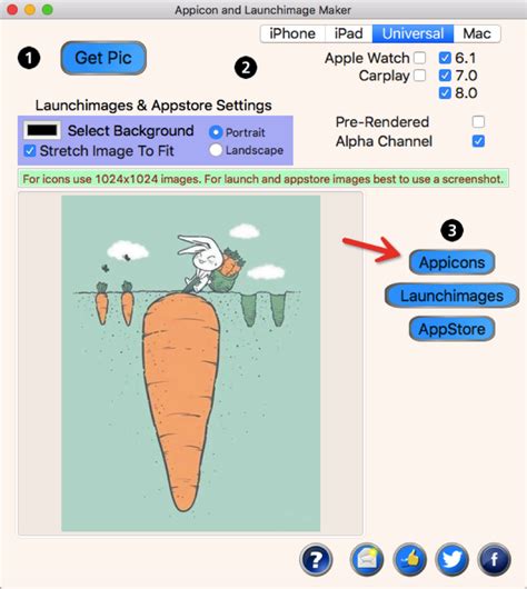 Ios 启动图一键生成工具 Ios 利用appicon And Launchimage Maker生成并配置iosapp的图标和启动页