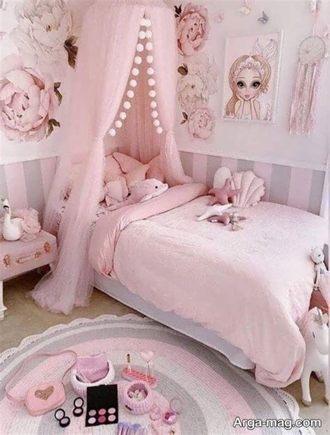 ۴۲ دکوراسیون اتاق خواب دخترانه ۲۰۲۴ با طراحی شیک و خاص