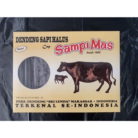 Jual Dendeng Sapi Halus Sampi Mas Makassar 200gr Shopee Indonesia