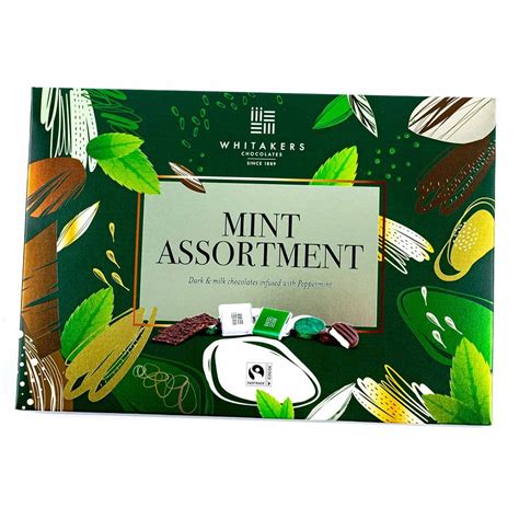 Whitakers Mint Assortment 225g Whitakers Chocolates